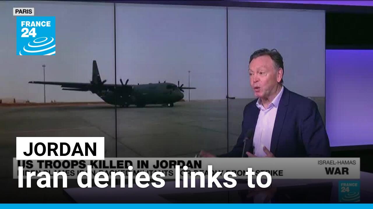 Iran denies links to Jordan drone strike that killed 3 US troops - France 24